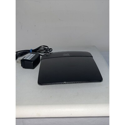 Cisco Linksys E1200 4-Port Gigabit Ethernet Dual-Band Wireless Router ...