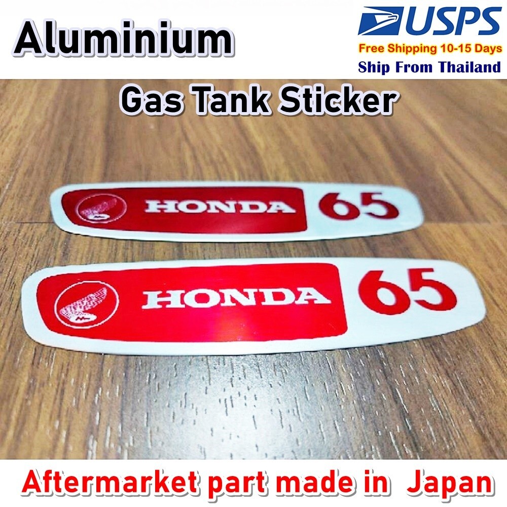 G7 Gas Tank Aluminum Sticker For HONDA CUB65 65 C65 C65Y Emblem Decal ...