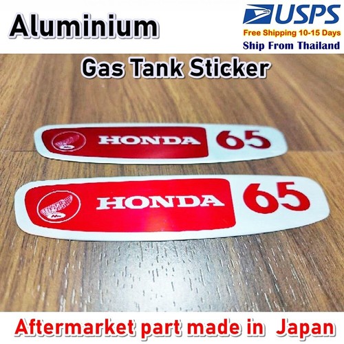 G8 Gas Tank Aluminum Sticker For HONDA CUB65 65 C65 C65Y Emblem Decal ...