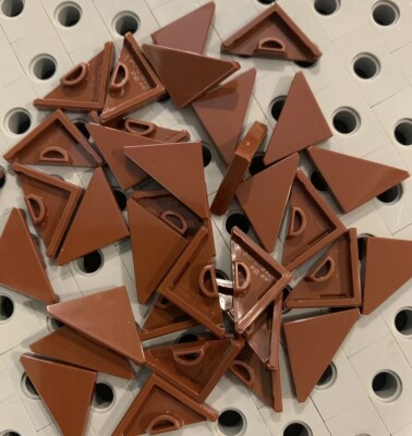 Lego Brown 2x2 Corner Tile W/Deg 45 Cut Smooth Finishing Floor New ...