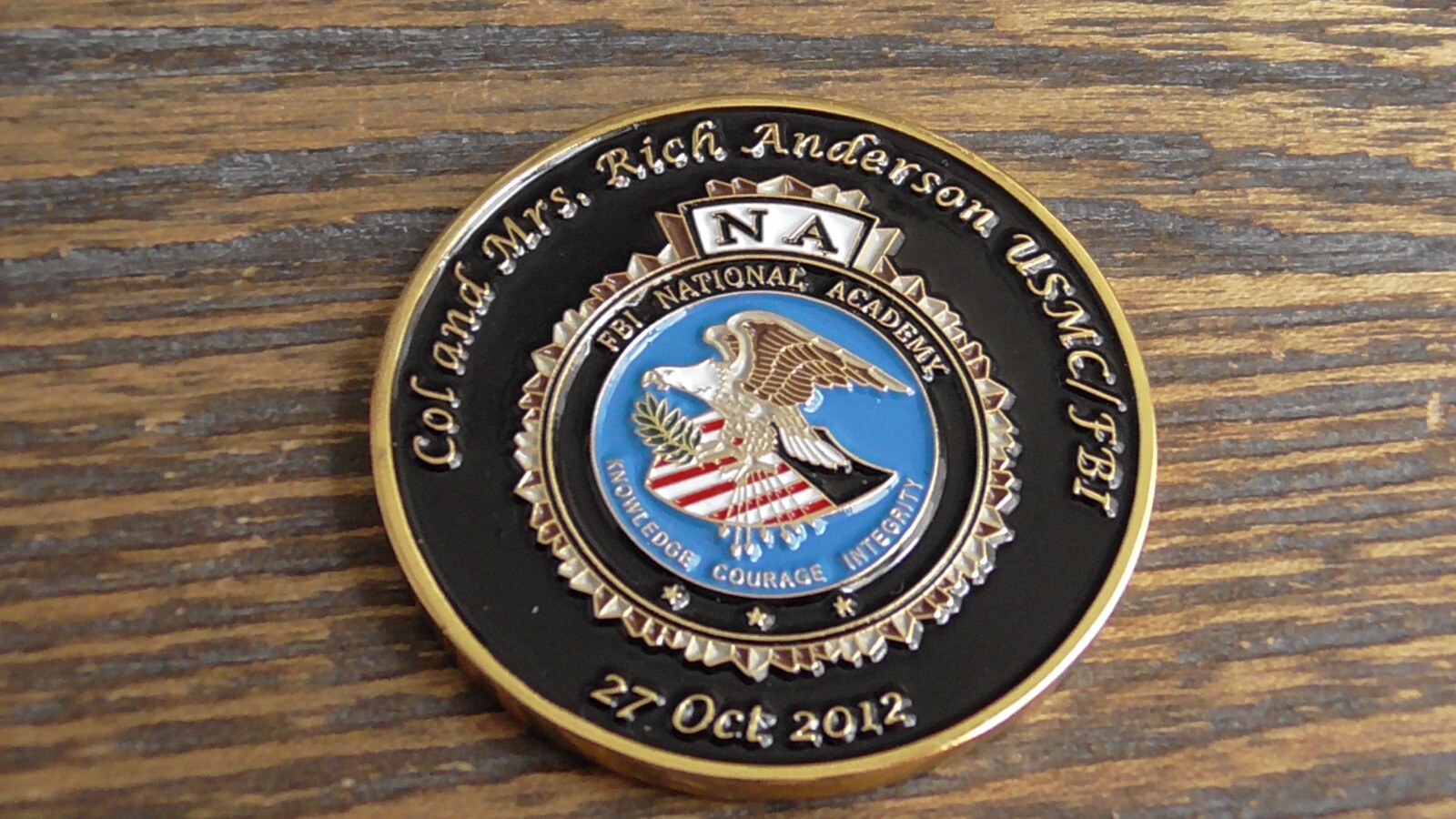 DOJ FBI National Academy Challenge Coin #217T | eBay