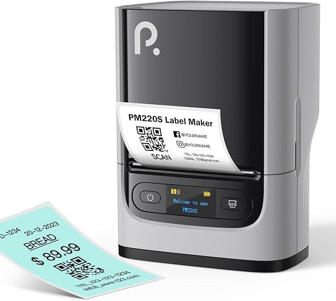 Bluetooth Label Maker, 2 Inch Logo Label Printer Mini Portable Thermal ...