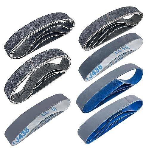 28 Pack 1 x 18 Inch Silicon Carbide Sanding Belts,Knife Sharpening ...