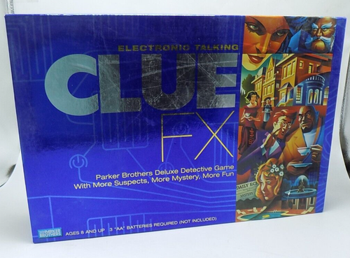 Clue FX Electronic Talking Board Game Parker Brothers COMPLETE Very ...