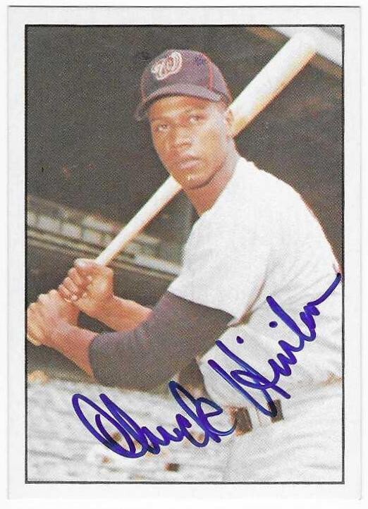 CHUCK HINTON 1978 TCMA AUTOGRAPHED SIGNED # 252 WASHINGTON SENATORS ...