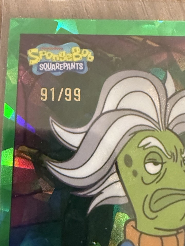 2025 Topps Chrome Sapphire SpongeBob Square Pants Maestro Mackerel ...