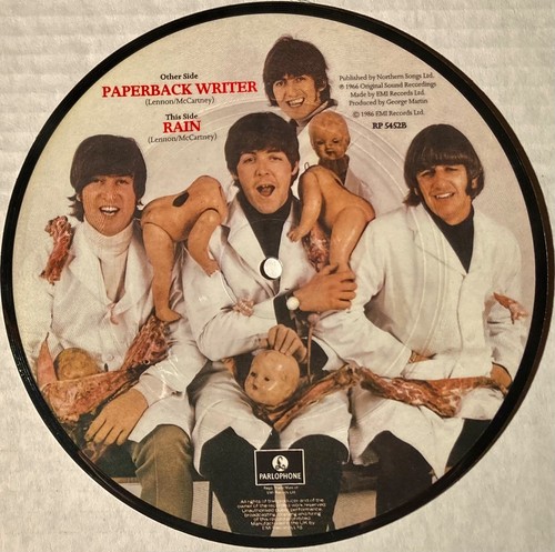 Beatles Butcher Cover PICTURE DISC 7 inch UK Paperback Writer Rain ...