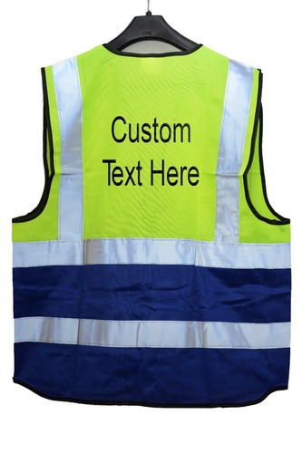 Custom Safety Vests Send Your Logo,Personalized Vests, Heavy DUTY Pack ...