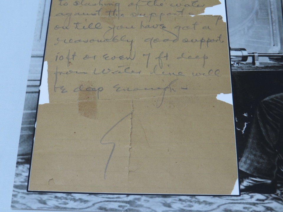 Early 1900's Thomas Edison Handwritten Signed Letter -Autographed Note ...