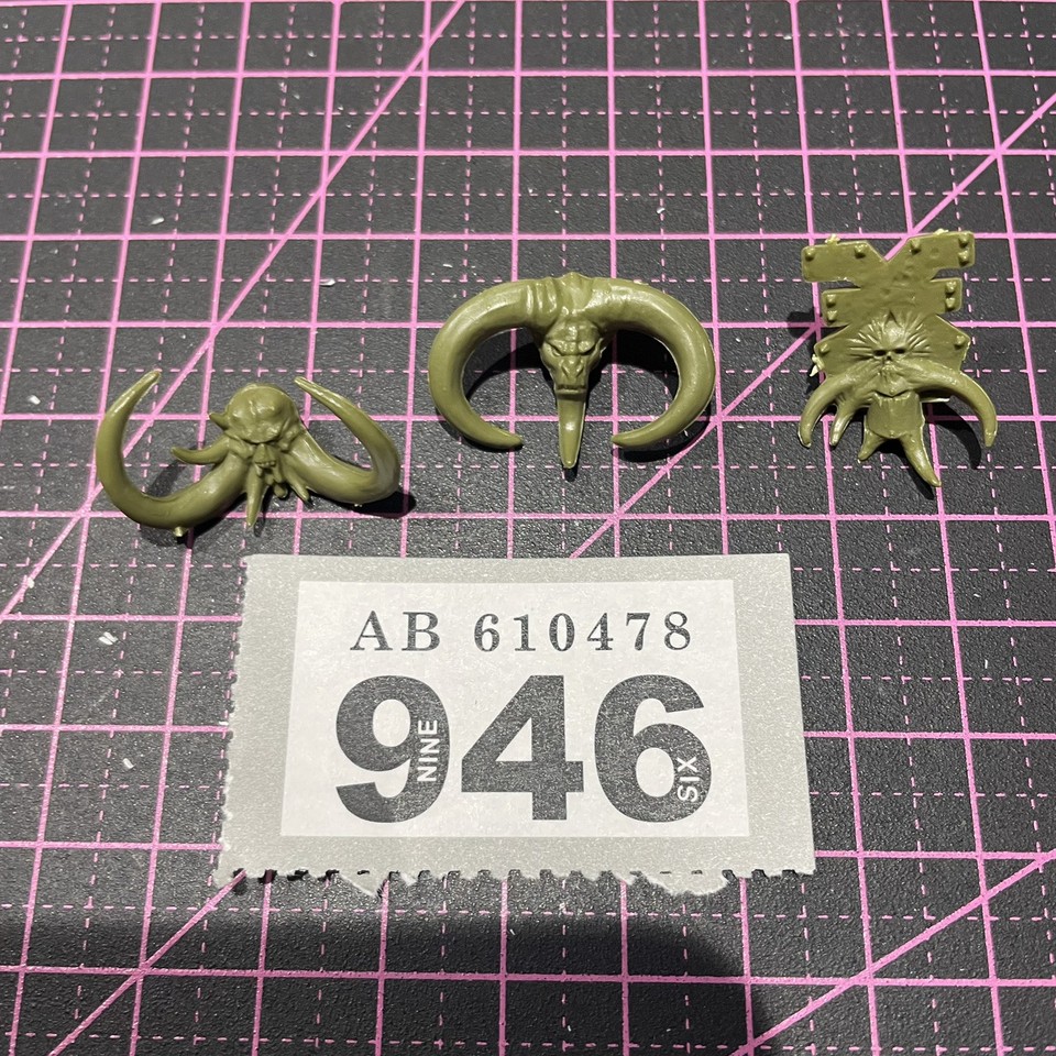 Chaos Space Marine Chaos Spawn Heads Warhammer 40k Spare Parts Bits | eBay