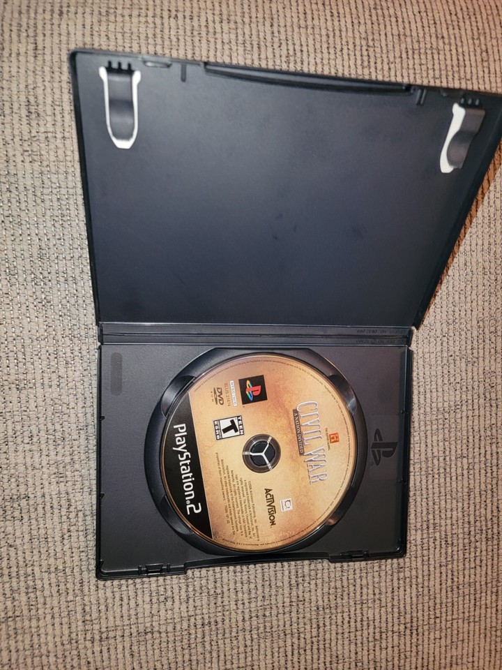 History Channel Civil War A Nation Divided PS2 PlayStation 2. No Manual ...