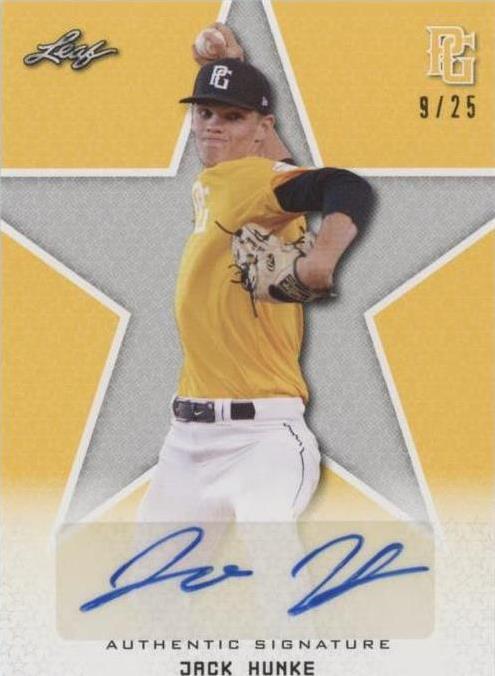 2020 Leaf Perfect Game National Showcase - Autographs Jack Hunke #BA ...
