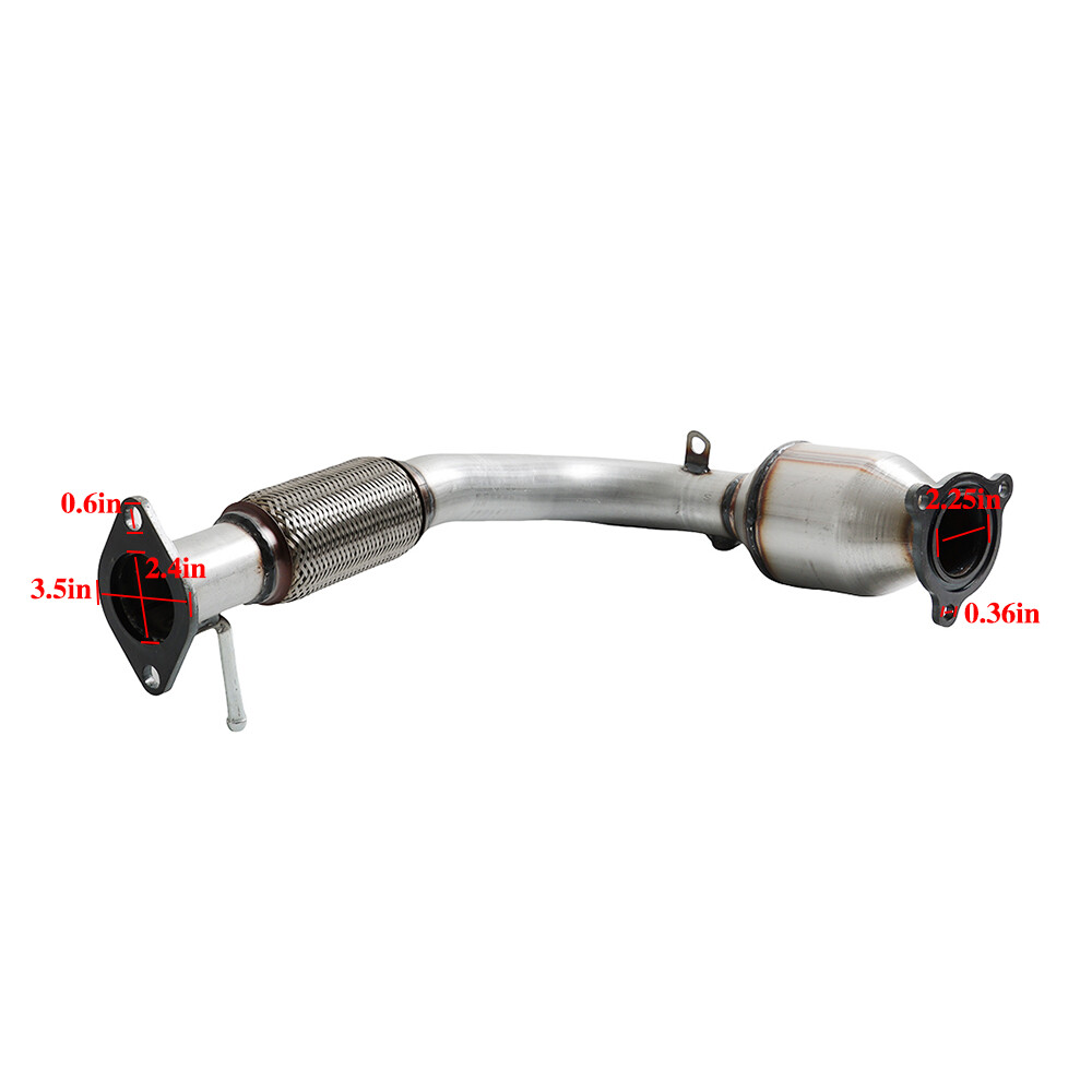 Exhaust Catalytic Converter Flex Pipe For Chevy For Equinox/GMC Terrain ...