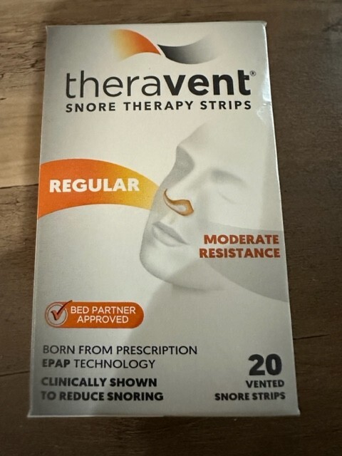 Theravent Snore Nasal Strip Pack - 20 Count for sale online | eBay