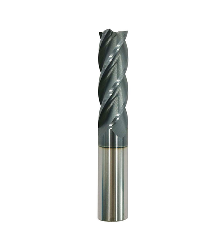 58 Carbide Square End Mill, HRC 45 Deg Single End 4 Flute Altin Ating ...