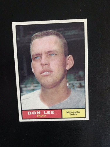 1961 TOPPS #153 DON LEE MIN TWINS— SHARP EXAMPLE💥*** (wph) | eBay