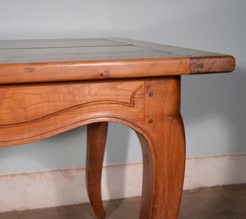 Vintage French Provencal Farm Table/Desk/Dining Table in Solid Cherry ...