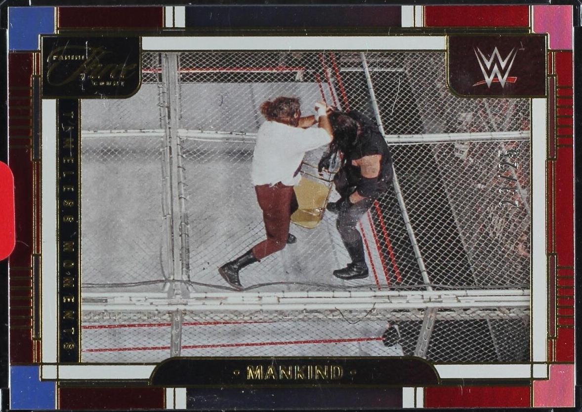 2024 Panini Three Count WWE - Timeless Moments Mankind #193 Red /25 for ...