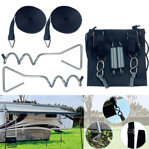 Awning Tie Down Kit Caravan Awning Storm Straps Kit With Springs ...