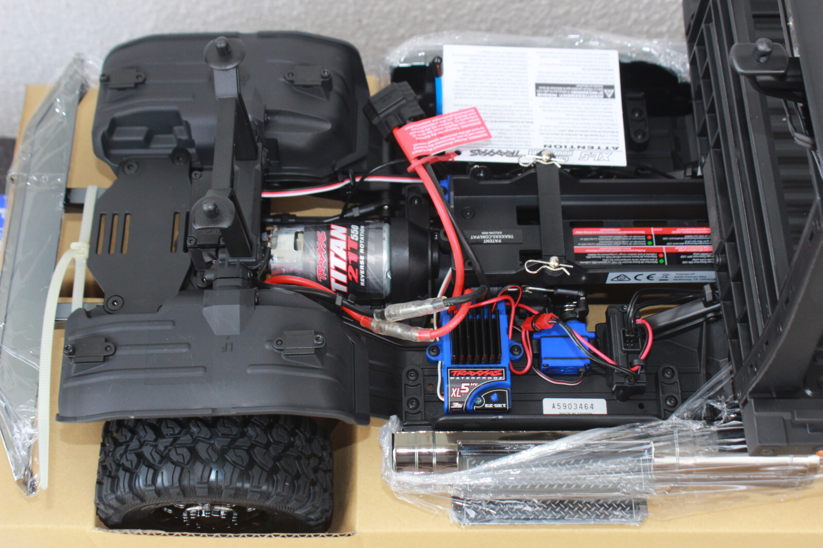 Traxxas 88086 TRX-6 Ultimate Truck 6x6 Trailer Hauler Edition Black NEW ...