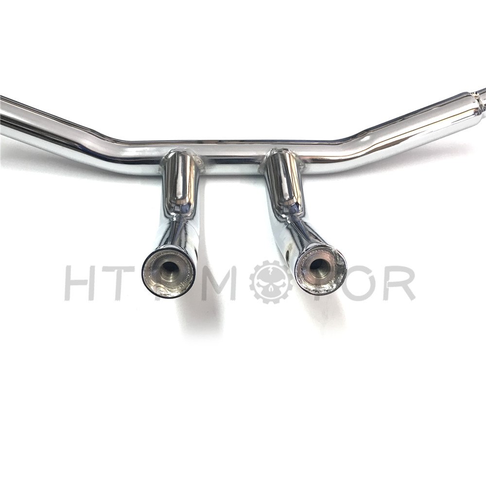 FAT 1-1/4" CHROME CUSTOM 6" RISE T-BARS HANDLEBARS DRAG BARS HARLEY ...