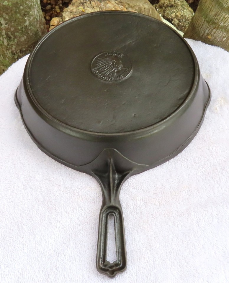 Wapak #9 Indian Chief Logo Cast Iron Skillet | eBay