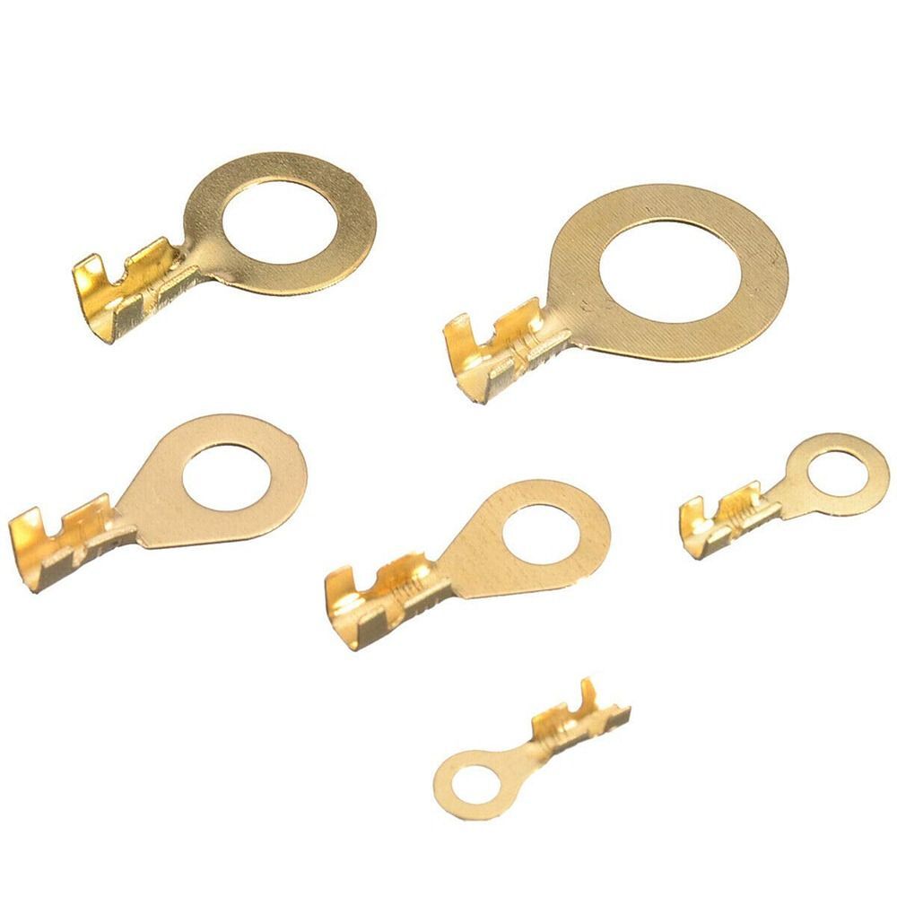 Gold Terminal Block Brass O-type Ground Lugs Terminal Cable | eBay