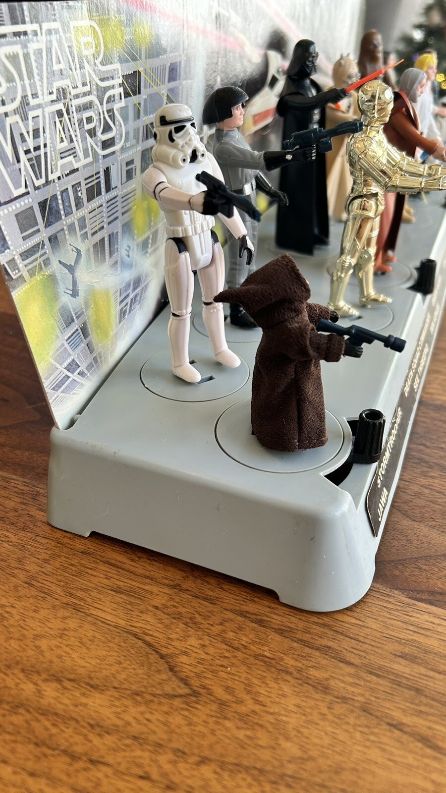 Vintage Star Wars First 12 Action Figures with Weapons Mail-Away Stand ...