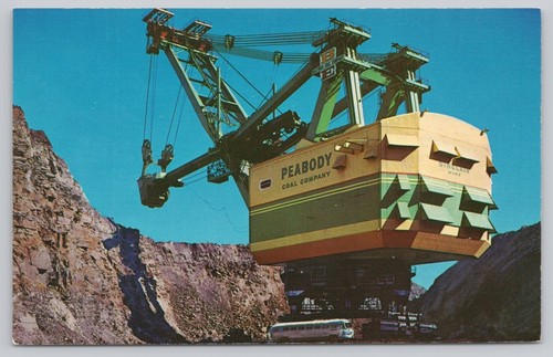 Drakesboro Kentucky, Peabody Coal Sinclair Mine Largest Earth Mover VTG ...