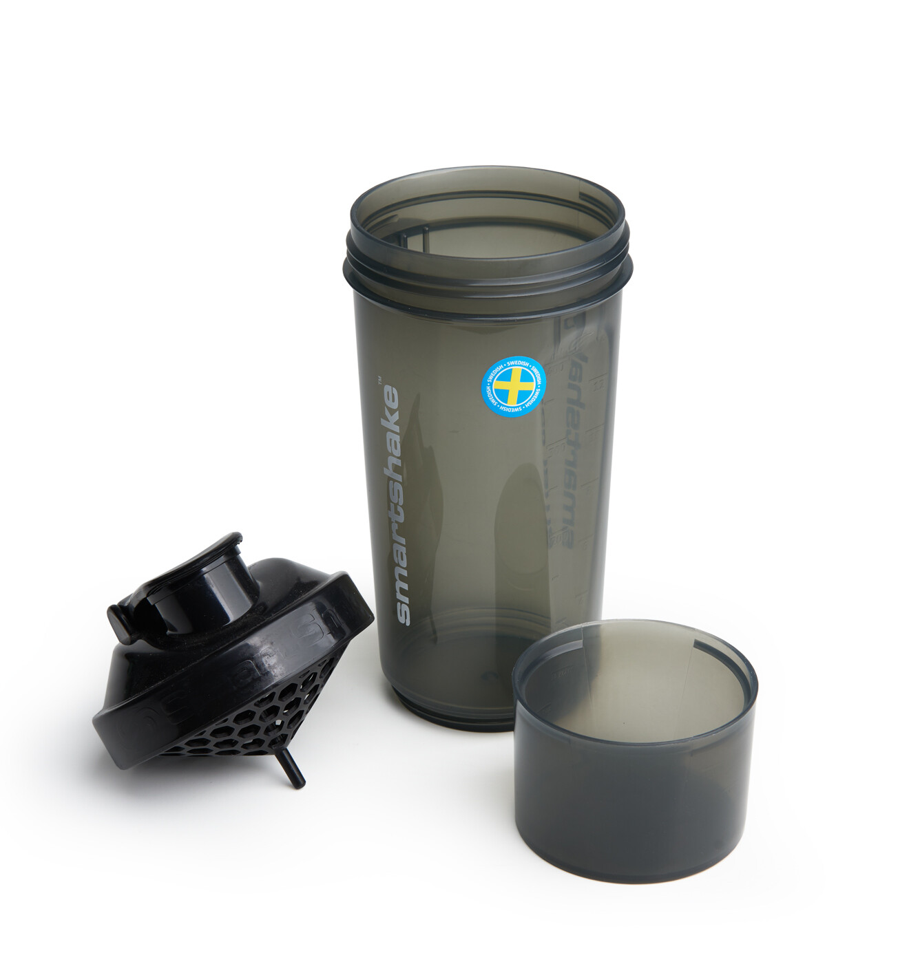 SMART-SHAKE Protein Shaker Bottle, Mixer Shaker Cup SmartShake Slim ...