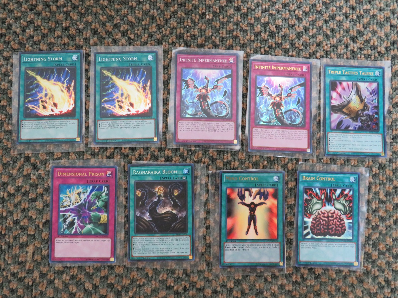 Yu-Gi-Oh! Card Lot of 9 - Five Rarity Collection Cards + Four Others ...