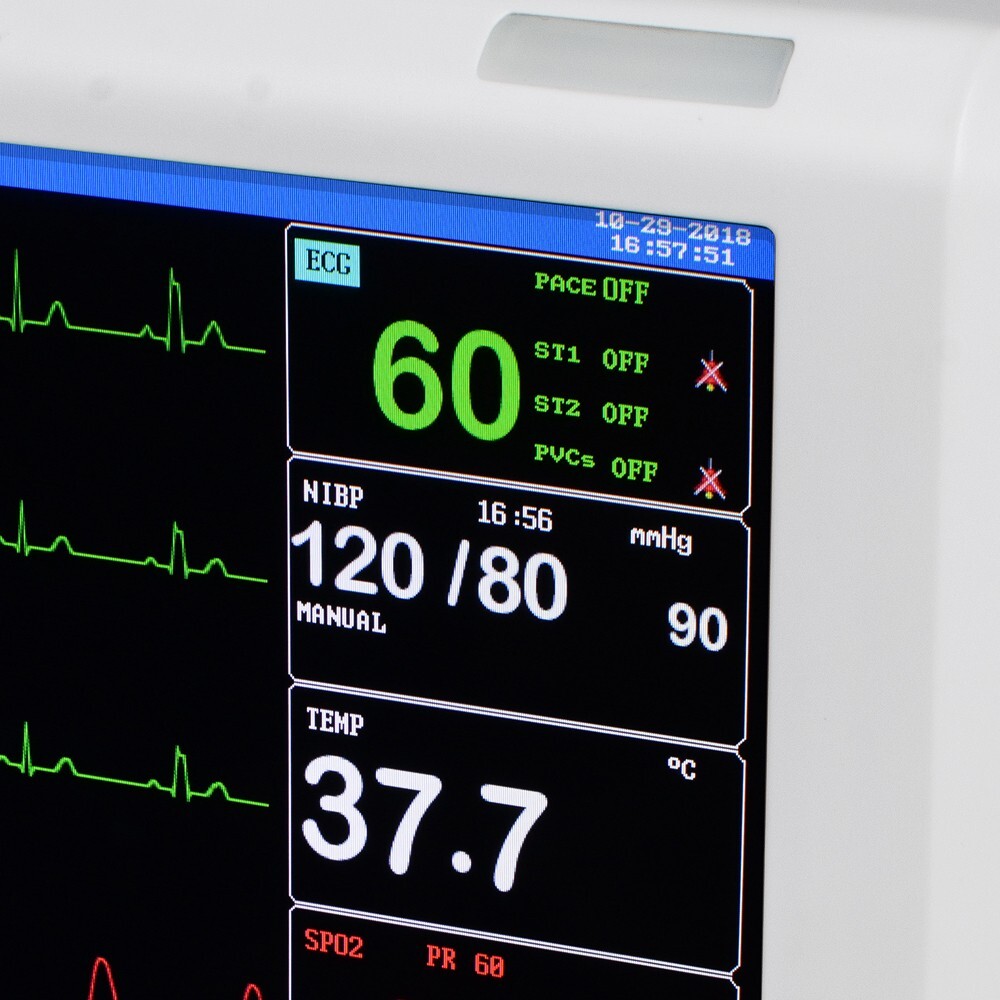 Medical 6-Parameters Vital Sign Patient Monitor Machine Hospital ICU ...