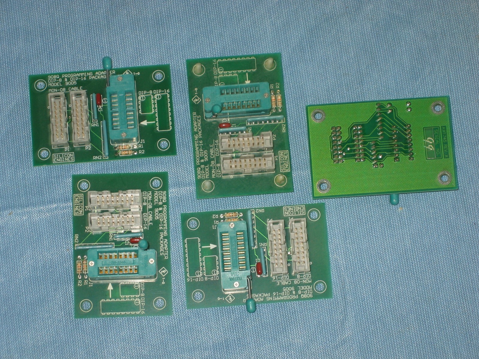 Silicon Engines Model 9005 908Q Programming Adapter all 5 for 1 price ...