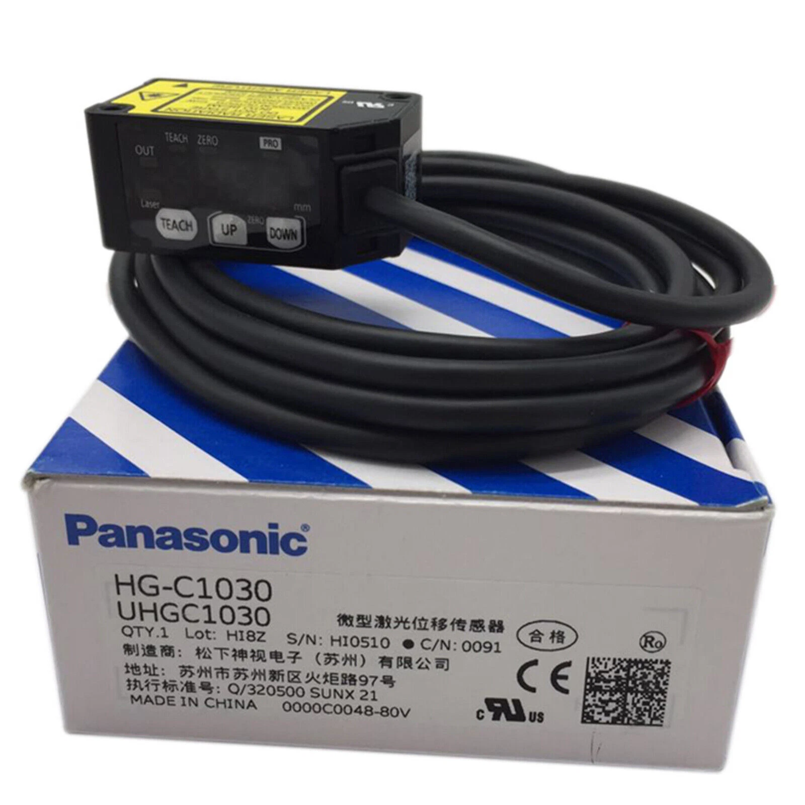 1PC New Panasonic HG-C1030 Laser Displacement Sensor HGC1030 Expedited ...