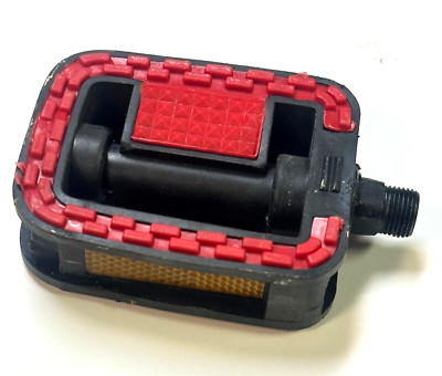 1PC REPLACEMENT BICYCLE PEDALS 13.7mm PEDAL CROMO SPINDLE PLASTIC PEDAL ...