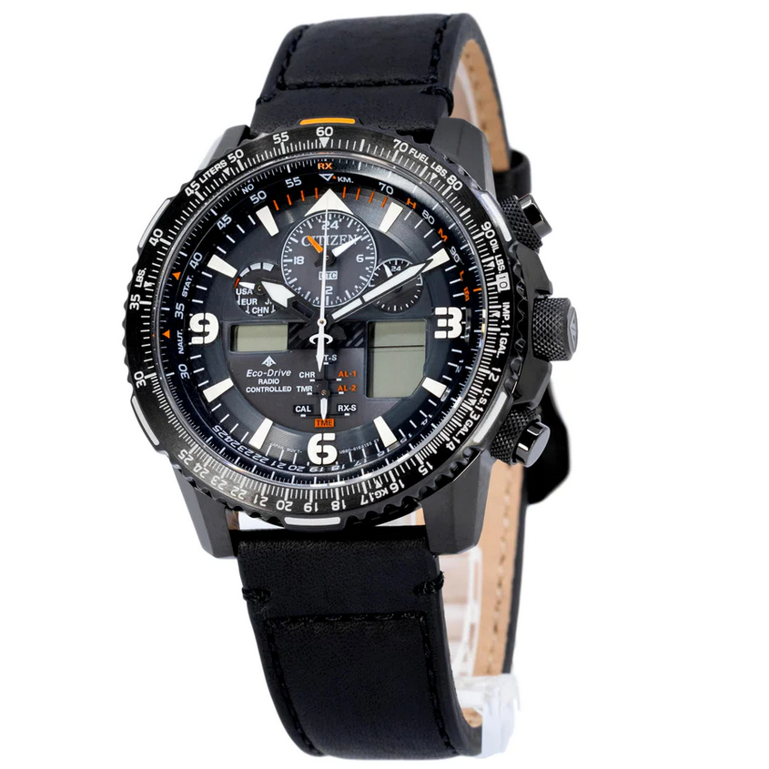 Citizen Promaster Sky World Time Black Dial JY8085-14H Sapphire Men's ...