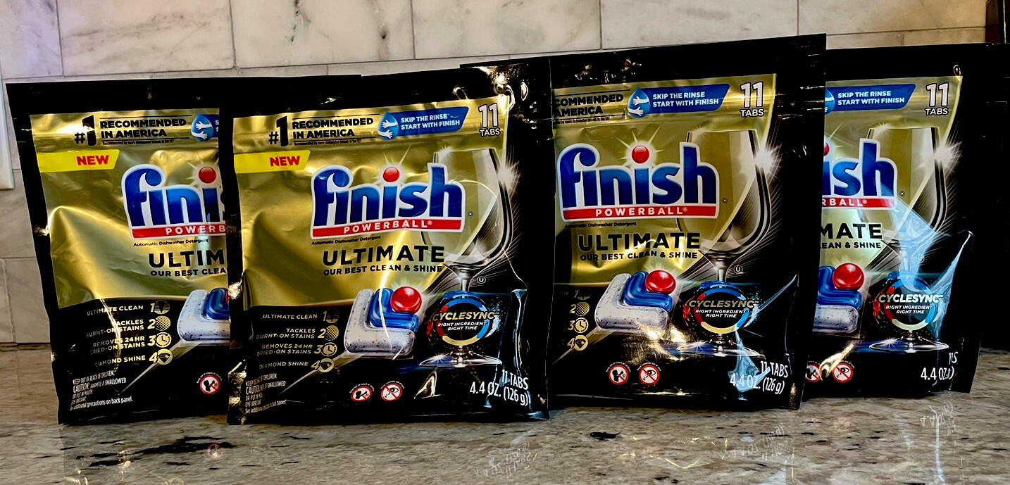 Finish Powerball Ultimate Automatic Dishwasher Detergent 11 Tabs 4.4 Oz ...