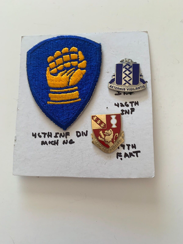 46TH INFANTRY DIVISION COLORED PATCH & CRESTS (POST WORLD WAR II) | eBay