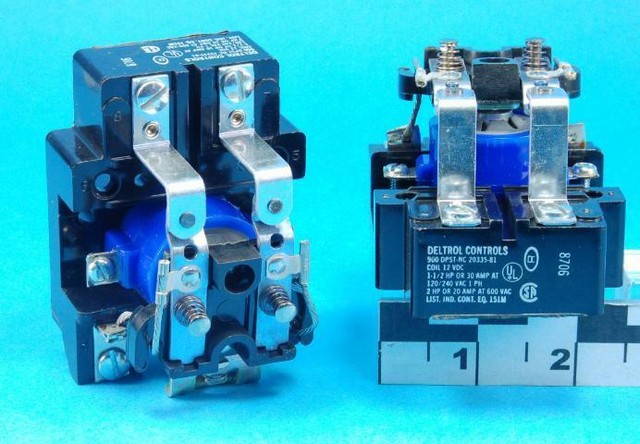 Deltrol Controls 900 DPST NC Electromechanical Power Relay 120/240 VAC ...