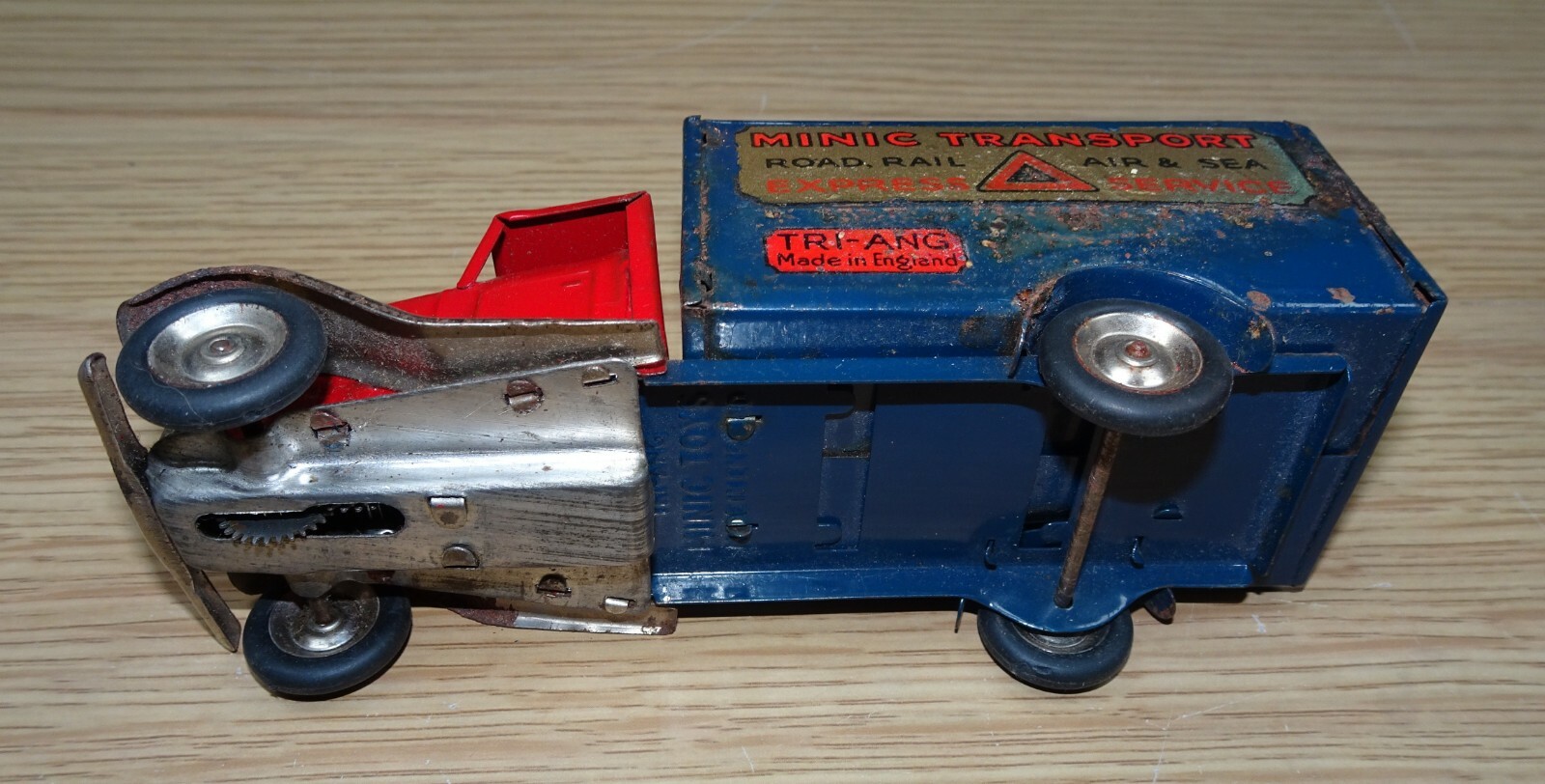 Triang Minic 21m Clockwork Transport Delivery Van Original Model and ...