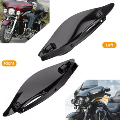 Motorcycle Side Wind Air Deflector Fairing For Harley Street Electra ...
