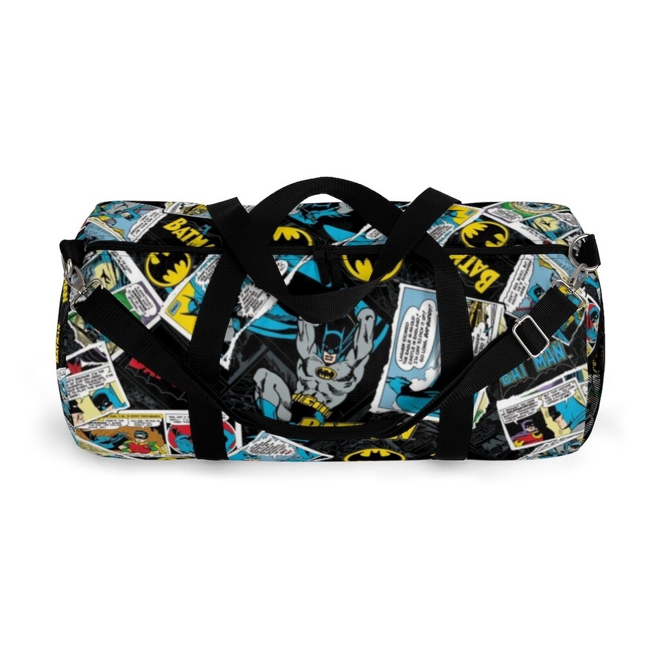 DC Comics Batman Duffel Bag, Comics Duffel Bag, Batman Bag, Men's Gym ...