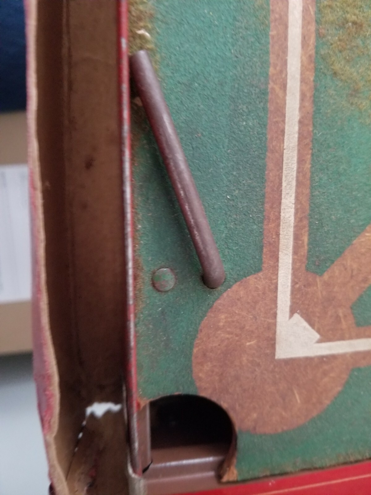 Antique RARE VINTAGE 1946 CARL HUBBELL STRIKE 3 TIN BASEBALL GAME FELT ...