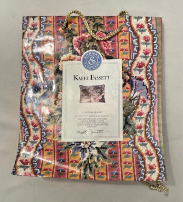 Rare Ehrman Tapestry Kit, Victorian Cats, Kaffe Fassett, Needlepoint | eBay