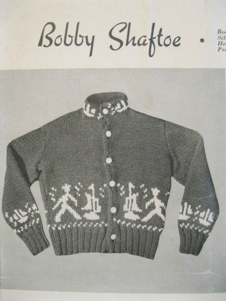 Nomis 050 .009 child MOTHER GOOSE SWEATERS 1950 knit patterns 32pg ...