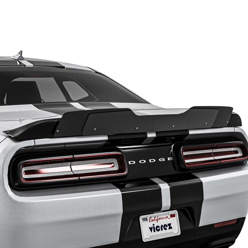 For Dodge Challenger 08-14 Rear Lip Spoiler Add-on V1R Style Gloss ...