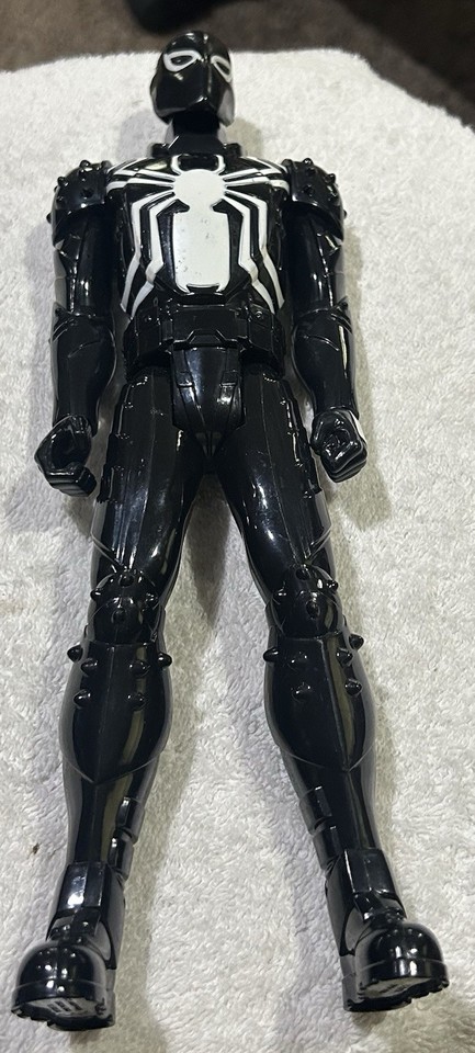 2014 HASBRO AGENT VENOM ULTIMATE SPIDER-MAN 12" WEB WARRIORS TITAN HERO ...