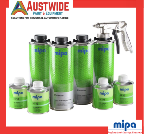 Mipa Protector 4L 2K TINTABLE Tough Coating Bed Liner VS UPOL RAPTOR ...