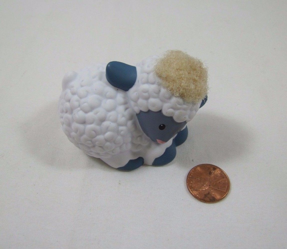 Fisher Price Little People Christmas Nativity Sheep Touch & Feel Fluffy ...
