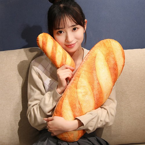 Simulation Bread Pillow Stuffed Toy 3D HD Printing Butter Bread Plush Doll Gifts | eBay Australia